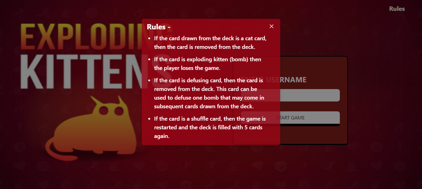 GitHub - Deepeshgodhwani/Exploding-kittens: Exploding Kittens is a thrilling card game developed ...